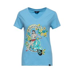 Queen Kerosin Damen T-Shirt Vintage Love