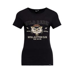 Queen Kerosin Damen T-Shirt Royal Kitten Club