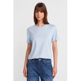 Damen Baumwollmodal Rundhals T-Shirt