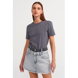 Damen Baumwoll Rundhalsausschnitt T-Shirt