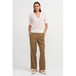 Weite Tencel-Hosen f&uuml;r Damen mit Kordelzugbund
