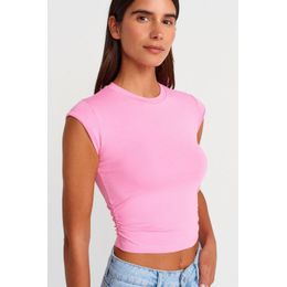 Damen &Auml;rmelloses Crop-Top T-Shirt