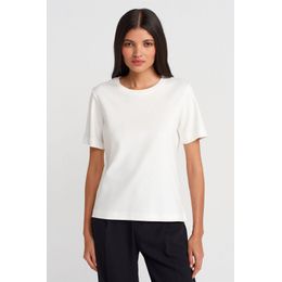 Damen Baumwoll Rundhals T-Shirt