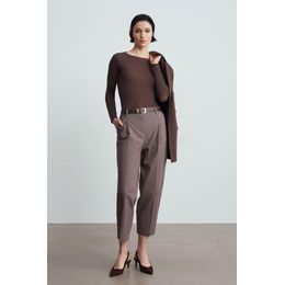 G&uuml;rtel-Atmungsstraight-Leg-Hosen