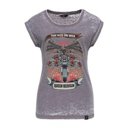 Queen Kerosin Damen T-Shirt Ride Into The Wild