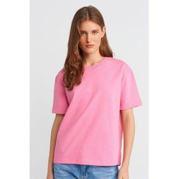 Damen Baumwoll Rundhals T-Shirt