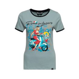 Queen Kerosin Damen T-Shirt Rome for Lovers