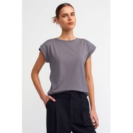 Damen Baumwoll Rundhals T-Shirt