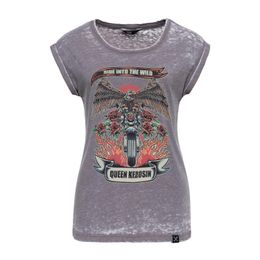 Queen Kerosin Damen T-Shirt Ride Into The Wild