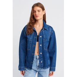 Oversized Baumwoll-Denim-Hemd