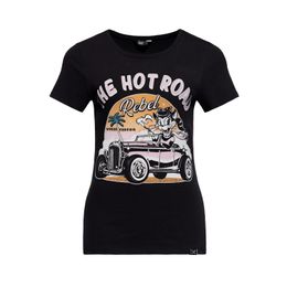 Queen Kerosin Damen T-Shirt The Hot Road Rebel