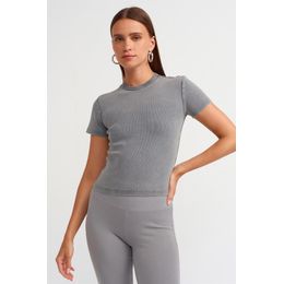 Damen Slim Fit Crop T-Shirt