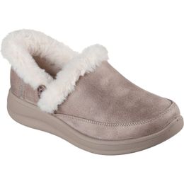 Skechers Cozy Escape Damen Hausschuhe In Taupe