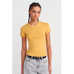 Slim Fit Baumwoll V-Neck T-Shirt