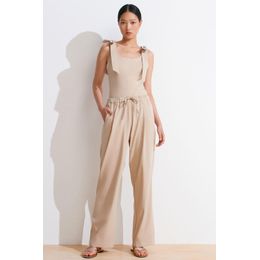 Weite Crepe-Hose