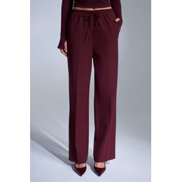 Damen gerade Schnitt Crepe-Hosen