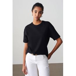 Damen Baumwoll Rundhalsausschnitt T-Shirt