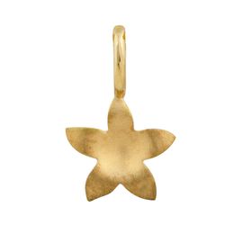 Kettenanh&auml;nger OROLINO "585 Gold mit Blumen-Motiv 7mm breit", gelb, Schmuckanh&auml;nger, Damen, one-size, Gold, 0,2 g, Kettenanh&auml;nger