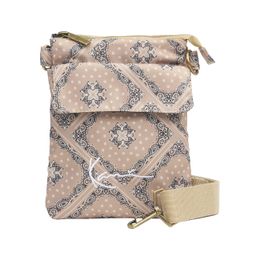 Mini Bag Karl Kani "Karl Kani Accessoires", Damen, Gr. onesize, beige (sand, wei&szlig;), Polyester, Taschen