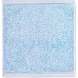 M&ouml;ve Waschlappen M&Ouml;VE "Superwuschel Seiftuch", aquamarine, B:30cm L:30cm, Walkfrottier, Baumwolle, Handt&uuml;cher, mit Biesenbord&uuml;re und praktischem Kordelaufh&auml;nger