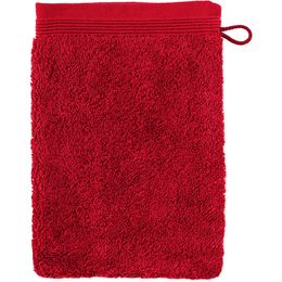 M&ouml;ve Waschhandschuh M&Ouml;VE "Superwuschel Waschhandschuh", blau (ruby), B:15cm L:20cm, Walkfrottier, Baumwolle, Handt&uuml;cher, mit Biesenbord&uuml;re und praktischem Kordelaufh&auml;nger