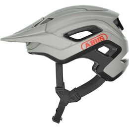 Mountainbikehelm Abus "CLIFFHANGER" Gr. S, grau, Helme, S Kopfumfang: 51cm - 55cm, unifarben mit Farbeinsatz