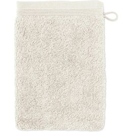 M&ouml;ve Waschhandschuh M&Ouml;VE "Superwuschel Waschhandschuh", beige (nature), B:15cm L:20cm, Walkfrottier, Baumwolle, Handt&uuml;cher, mit Biesenbord&uuml;re und praktischem Kordelaufh&auml;nger