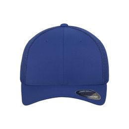 Flex Cap Flexfit "Flexfit Unisex Flexfit Tactel Mesh", Gr. L/XL, royal, 83% Polyamid, 14% Baumwolle, 3% Polyurethan, unifarben, Caps