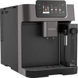 Grundig Kaffeevollautomat "KVA 8230", dunkelsilber, schwarz, B:35,9cm H:27,5cm T:41,2cm, Kaffeevollautomaten, Kaffeevollautomat mit App, 50+ Getr&auml;nken & 19 Bar, Kaffeevollautomat