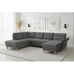 Sit & More Wohnlandschaft SIT & MORE "Pamela", anthrazit, B:292cm H:90cm T:212cm, 100% Polyester, Sofas, Wohnlandschaft, Liegefl&auml;che aus Originalstoff