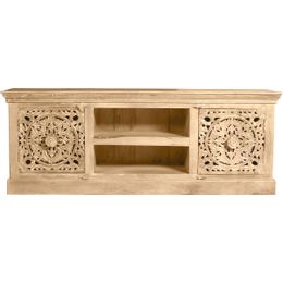 Lowboard Sit "Massives TV‑Board aus recyceltem Altholz", beige (natur), B:150cm H:60cm T:40cm, Massivholz, Recyceltes Altholz, Sideboards, Lowboard, TV‑Lowboard aus recyceltem Altholz