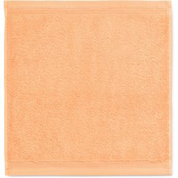 M&ouml;ve Waschlappen M&Ouml;VE "Superwuschel Seiftuch", peach fuzz, B:30cm L:30cm, Walkfrottier, Baumwolle, Handt&uuml;cher, mit Biesenbord&uuml;re und praktischem Kordelaufh&auml;nger