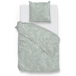 Bettw&auml;sche ZO HOME "Paisley-di-Lino", gr&uuml;n (mint, gr&uuml;n), B/L: 155cm x 220cm, 1 Stk., 1 Stk., Renforc&eacute;, B/L: 80cm x 80cm, 2 Stk., Renforc&eacute;, Obermaterial: 100% Baumwolle, Bettw&auml;sche, Bettw&auml;sche, Bettw&auml;sche aus 100% Baumwolle, hochwertiges Renforc&eacute;