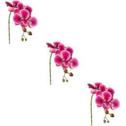 Kunstblume Creativ green "Phalaenopsis 3D-print", lila, H:42cm, Obermaterial: 85% Polyester, 15% Polyethylen, Kunstpflanzen, mit Real-Touch-Bl&uuml;ten