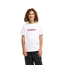 T-Shirt Quiksilver "Slacker", Jungen, Gr. 10, wei&szlig;, Obermaterial: 70% Baumwolle, 30% Baumwolle., Shirts T-Shirt