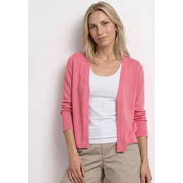 Street One Damen Cardiganblush berry, Gr. 42, unifarben, Stoff, 60% Viskose, 40% Polyester, Strickjacken, in Unifarbe