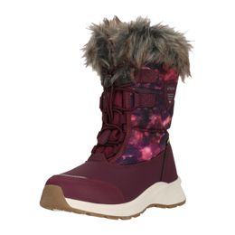 Stiefel ZIGZAG "Wesend", M&auml;dchen, Gr. 26, rot (purpurviolett), Lederimitat, Synthetik, Schuhe Stiefel, mit bequemem Kunstfellbesatz und Allwetterprofil