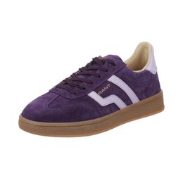 Gant Damen Sneaker "Cuzima", Gr. 42lila, Leder, Veloursleder, kontrastfarbene Details, Schuhe, Retro-Sneaker, Halbschuh, Freizeitschuh, Schn&uuml;rschuh