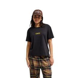 T-Shirt Quiksilver "Standard", Damen, Gr. L, tarmac, Obermaterial: 100% Baumwolle., Shirts T-Shirt