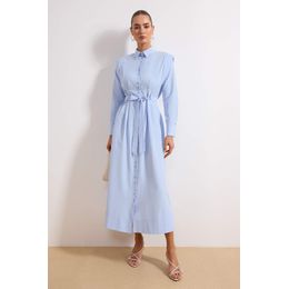 Langes, flaches Maxi-Kleid f&uuml;r Damen, l&auml;ssig/alltagstauglich, Skater-Stil, Hijab-Kleid