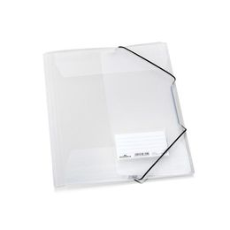 Durable Eckspannmappe mit 3 Innenklappen, transparent