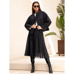 Jackenblazer Heine "Blazer", Damen, Gr. 32/34, schwarz, 70% Polyester, 15% Viskose, 10% Polyacryl, 5% Wolle, Blazer