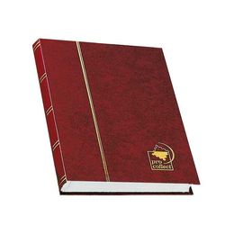 pro collect-Einsteckbuch "klassik", 48 Seiten, bordeaux, wei&szlig;e Bl&auml;tter