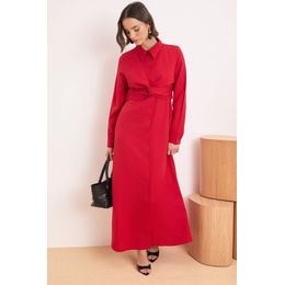 Langes, flaches Maxikleid f&uuml;r Damen, l&auml;ssig/alltagstauglich, A-Linien-Schnitt, Hijab-Stil