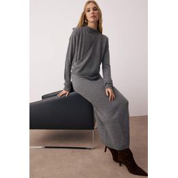 Langes, flaches Maxikleid f&uuml;r Damen, l&auml;ssig/leger, mit Hijab-Schnitt