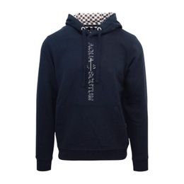 Aquascutum - Hoodie zum &Uuml;berziehen f&uuml;r Herren (Marine)