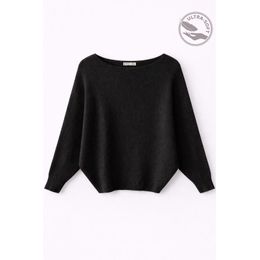 Oversized Bootneck Rippstrickpullover