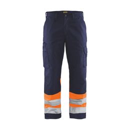 BLAKL&Auml;DER Blakl&auml;der Warnschutz-Bundhose, orange / marineblau, Konfektionsgr&ouml;&szlig;e DE: 60 (156418118953C60)