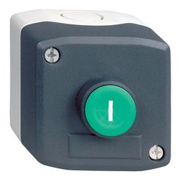 Schneider Electric Geh&auml;use m.Taster fl gn 1S1&Ouml; (I) XALD102E)