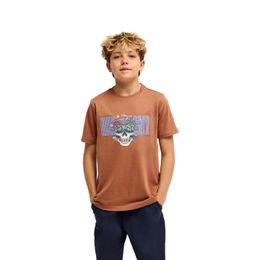 T-Shirt Quiksilver "Paradise Point Y", Jungen, Gr. 10, braun (rawhide), Obermaterial: 70% Baumwolle, 30% Baumwolle., Shirts T-Shirt